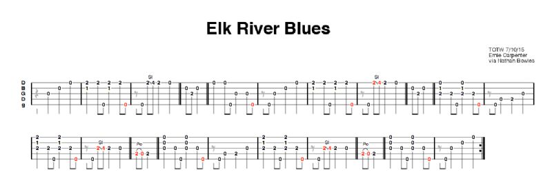 TOTW (OT) 7/10/15 - Elk River Blues - Discussion Forums - Banjo Hangout