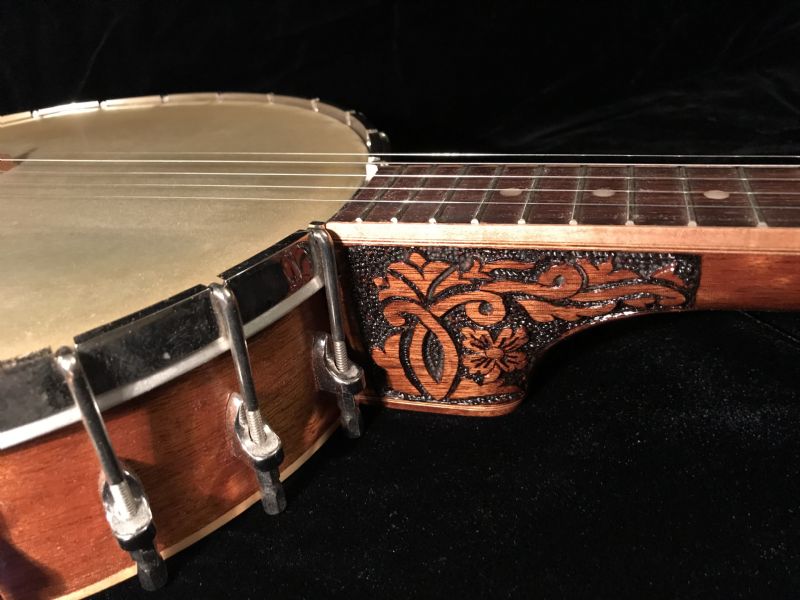 Open back with a ship headstock inlay? - Discussion Forums - Banjo Hangout