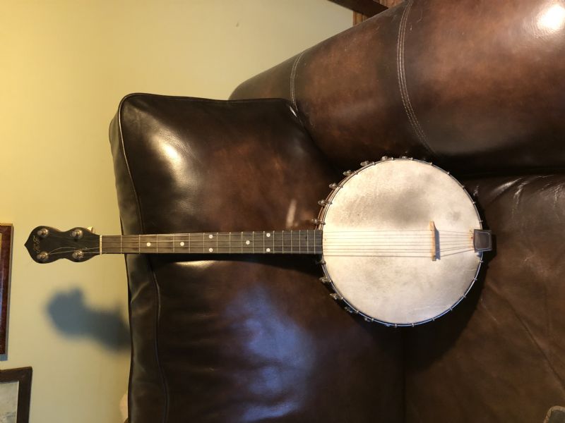H.F circa 1920 tenor banjo copper back - Discussion Forums - Banjo Hangout