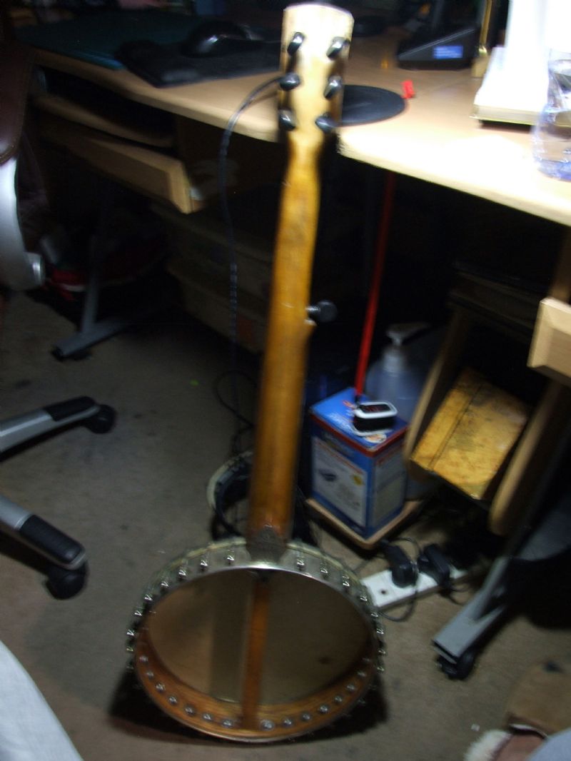 Restoring a Robert William Keith 7 string fretless banjo circa 1840's ...