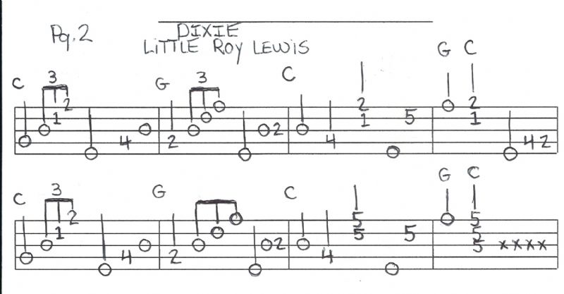 Dixie tab? - Discussion Forums - Banjo Hangout