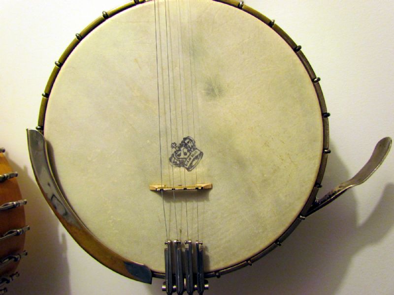 Two NOS Gold Crown brand calfskin SUPER BANJO HEADs - Discussion Forums ...