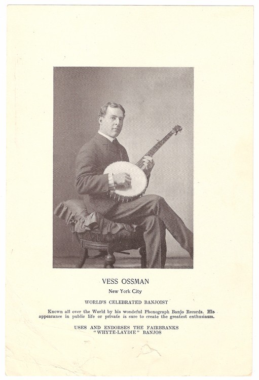 Vess Ossman - Discussion Forums - Banjo Hangout