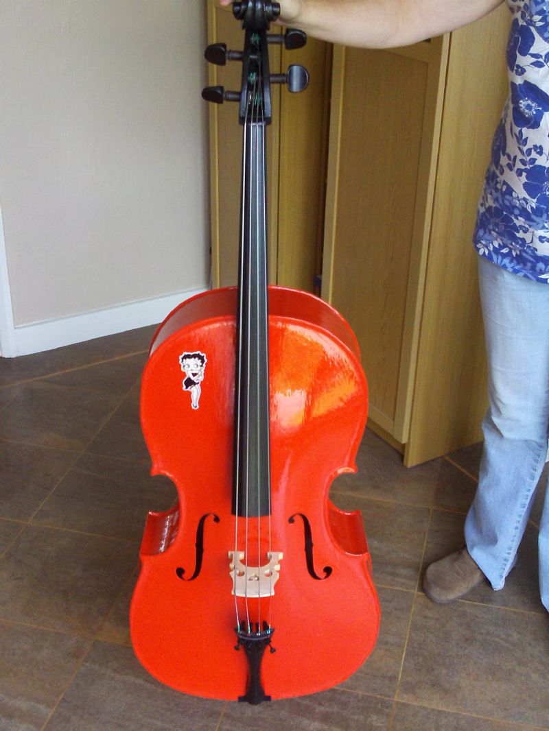 Just finished old Cello to mini bass conversion - Discussion Forums ...