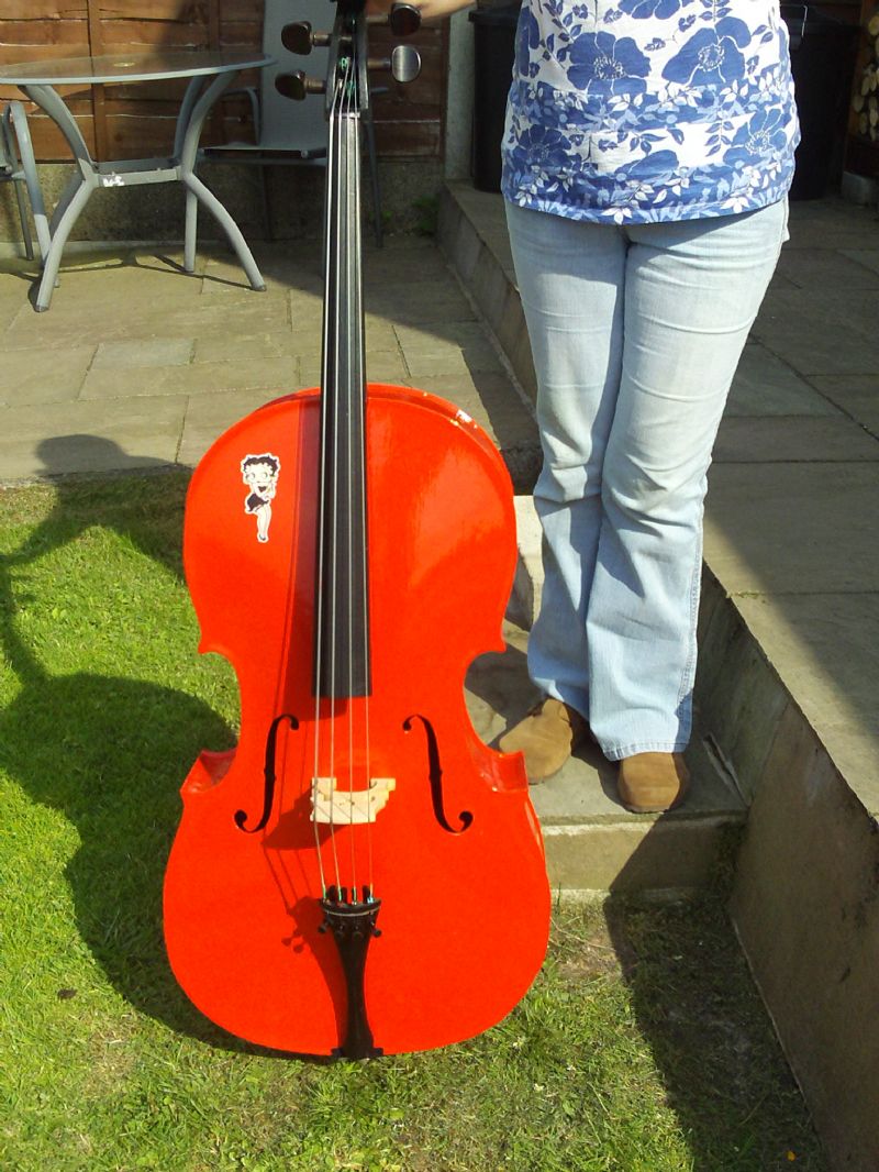 Just finished old Cello to mini bass conversion - Discussion Forums ...