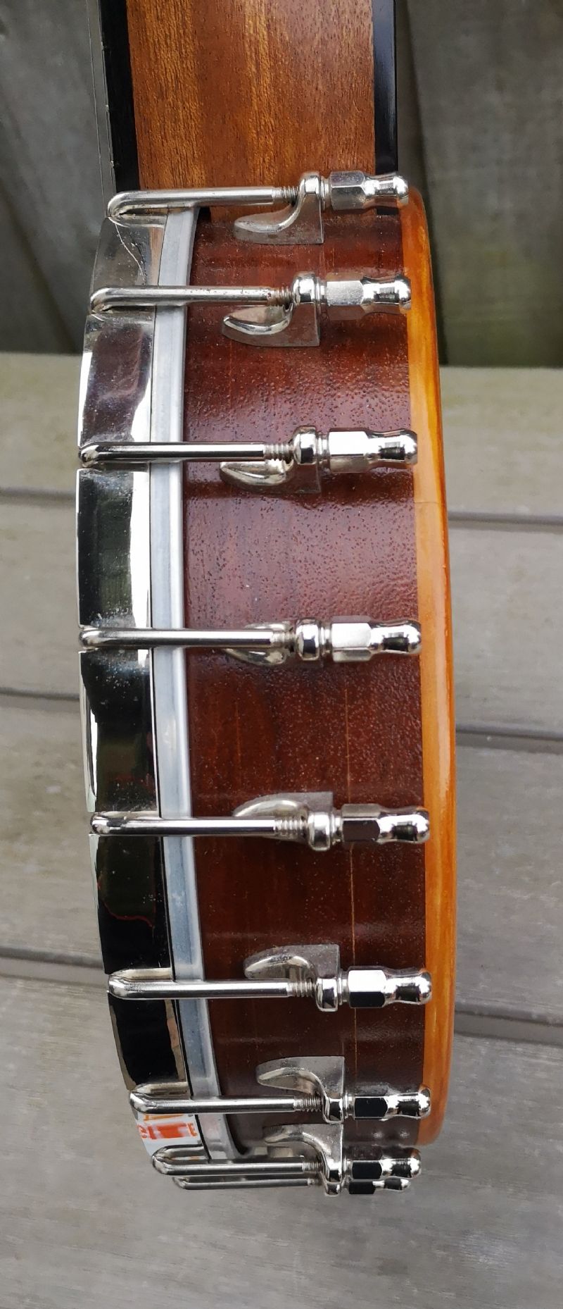 Can anyone help identify the maker of this banjo pot - Discussion ...