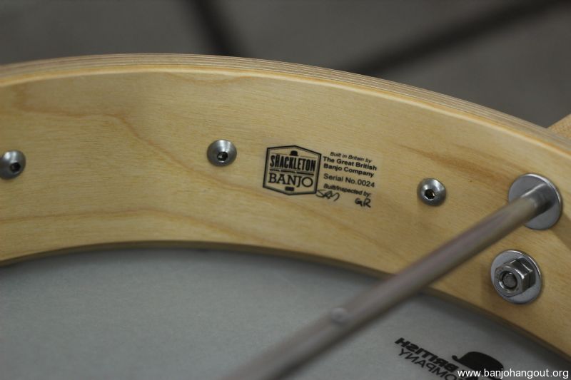 Shackleton "Original" Banjo #24, Mint Like New - Used Banjo For Sale at ...