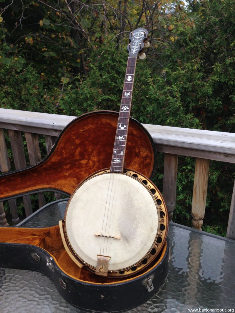 Paramount Style F Tenor Banjo with original case - Used Banjo For Sale ...