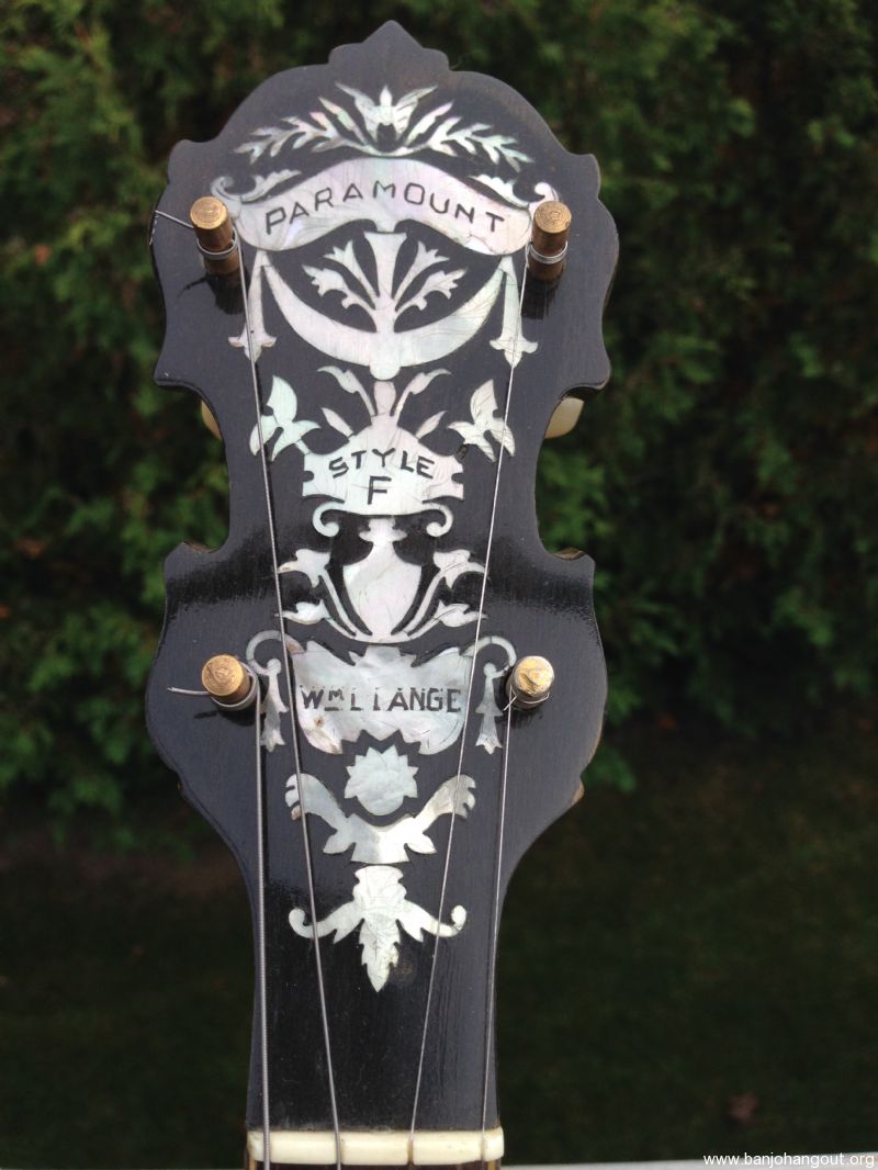 Paramount Style F Tenor Banjo with original case - Used Banjo For Sale ...