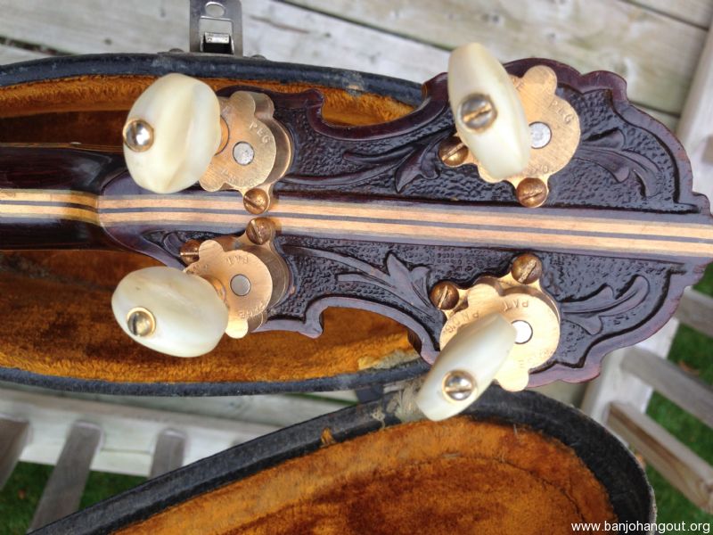 SOLD: Paramount Style F Tenor Banjo with original case - Banjo Hangout