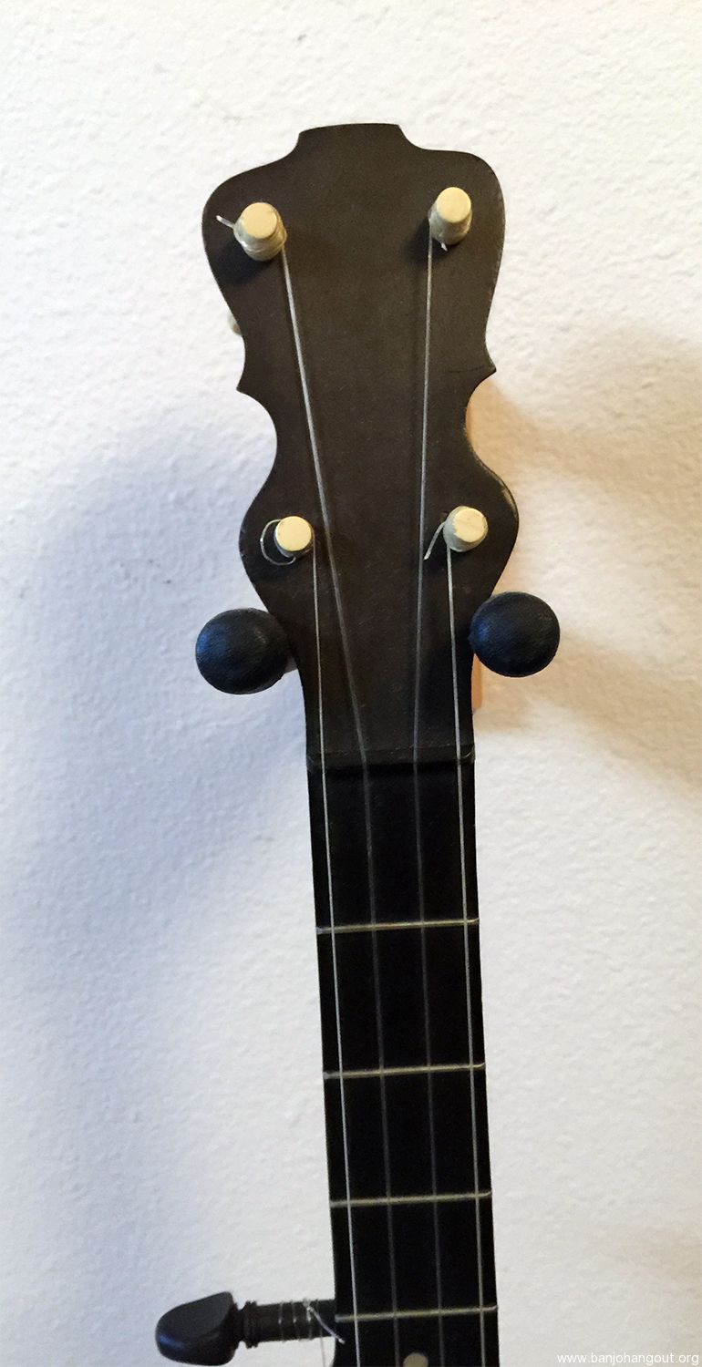 38 bracket spun-over rim banjo, Lyon & Healy peghead shape, like new ...