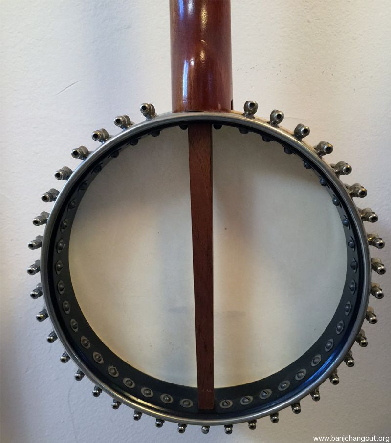 38 bracket spun-over rim banjo, Lyon & Healy peghead shape, like new ...