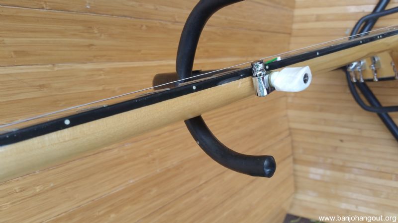 GOLD TONE LONG NECK W/ 5TH STRING SPIKE, PLAY E OR OPEN G - Used Banjo ...