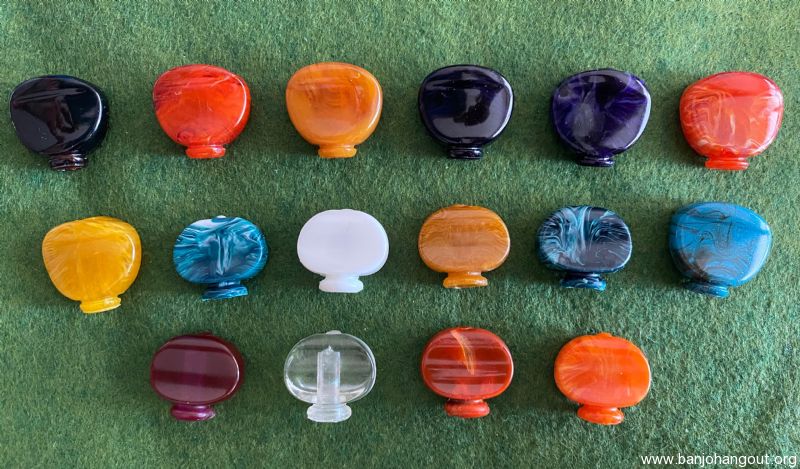 Custom Tuner Buttons, Amber swirl and more - Banjo Hangout
