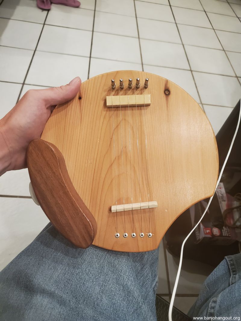 SOLD: SOLD: Cedar Banjo Board Deluxe - Banjo Hangout