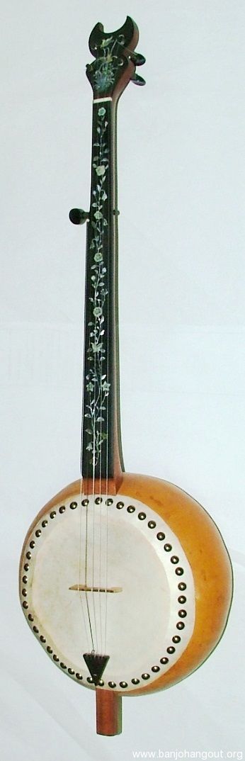 5 String Gourd Banjo-Inlaid Neck-Wonderful Sound-Unique- Folk Art ...