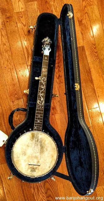 Composite Open Back 5 String Banjo with beautiful inlay work - Used ...