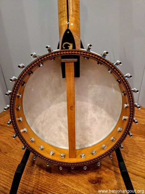 Composite Open Back 5 String Banjo with beautiful inlay work - Used ...