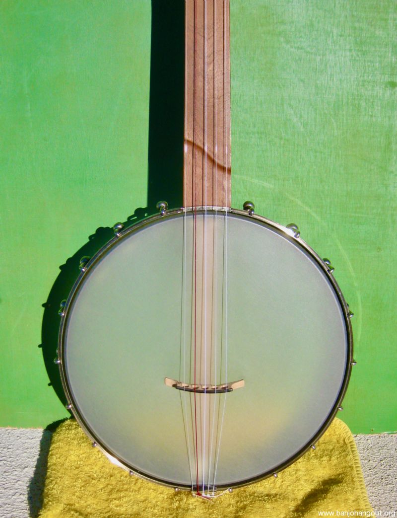 2008 Chuck Lee 12" Deep Hollow Fretless Banjo Cherry/Mesquite/Maple ...