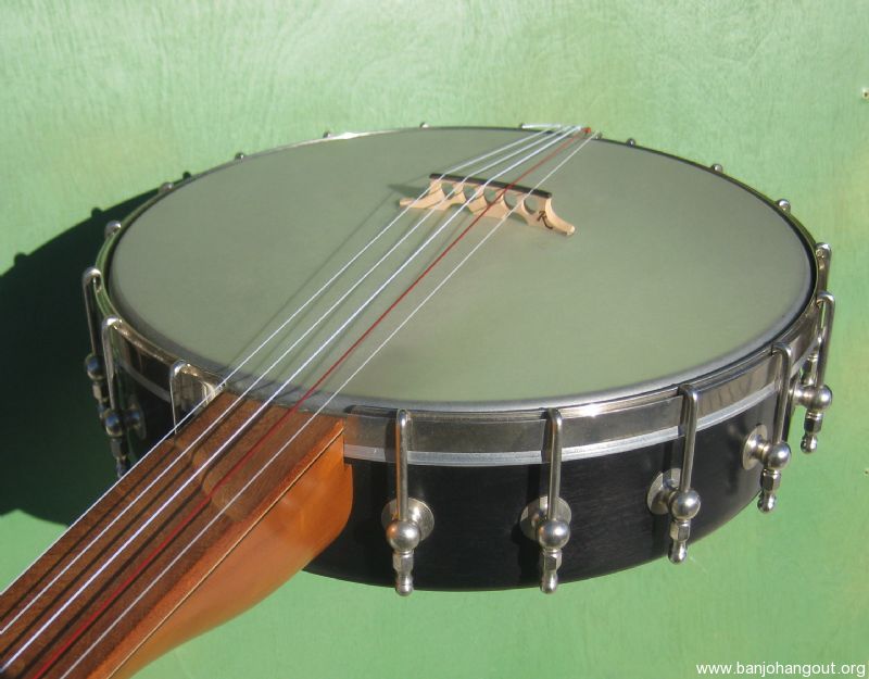 2008 Chuck Lee 12" Deep Hollow Fretless Banjo Cherry/Mesquite/Maple ...