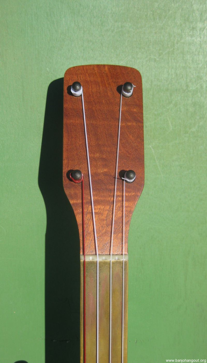 2008 Chuck Lee 12" Deep Hollow Fretless Banjo Cherry/Mesquite/Maple ...