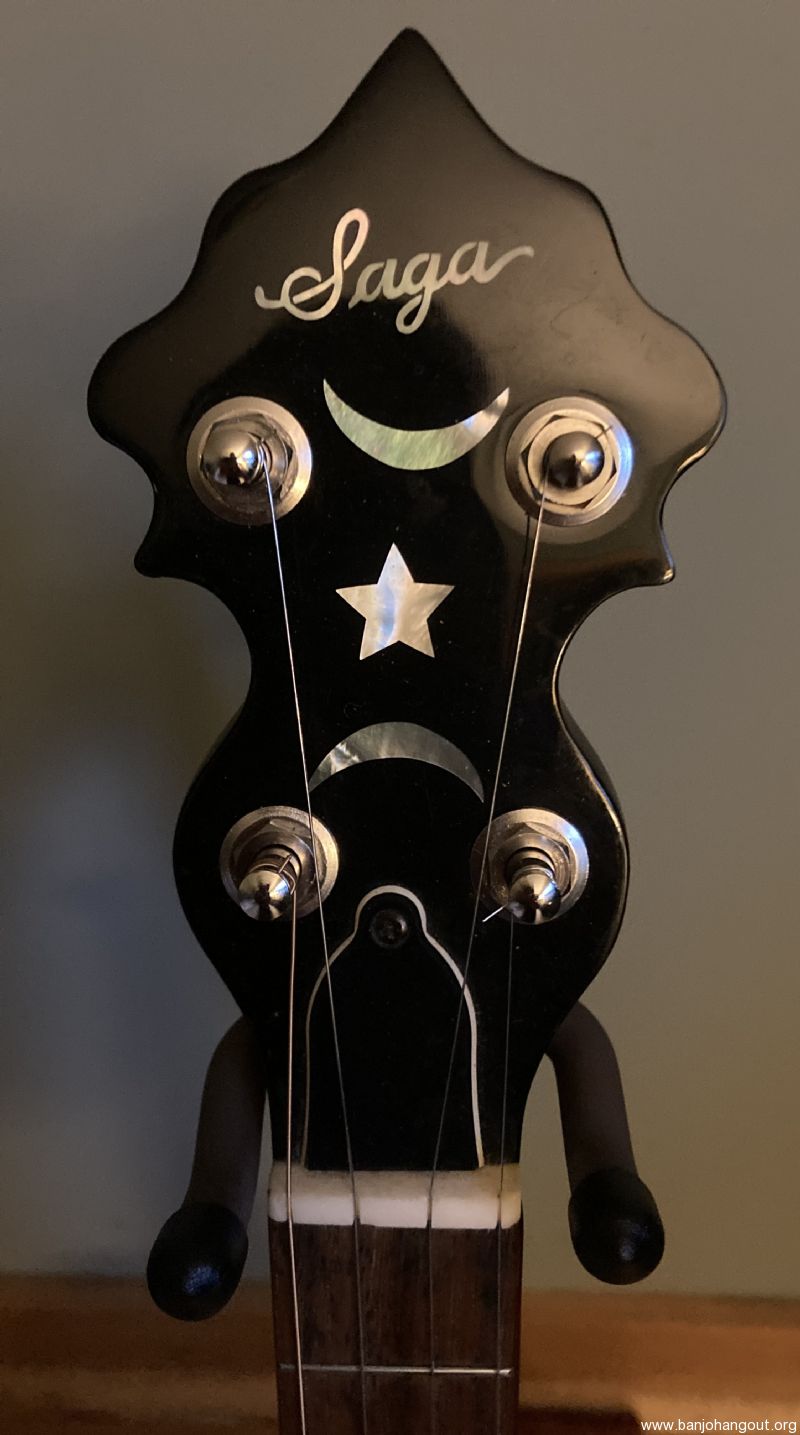 Saga 5 string Pony Banjo, short scale, used, for - Used Banjo For Sale ...