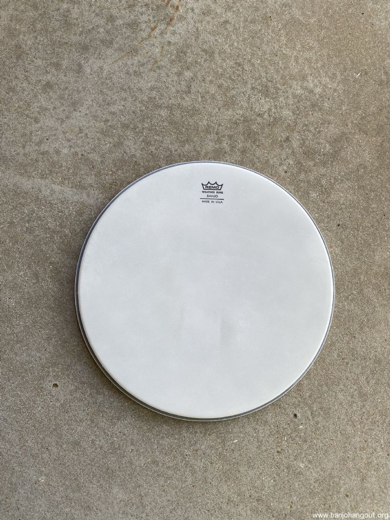 Remo Banjo Head: “Pre EPA” 11” High Crown Frosted Plastic - Banjo Hangout