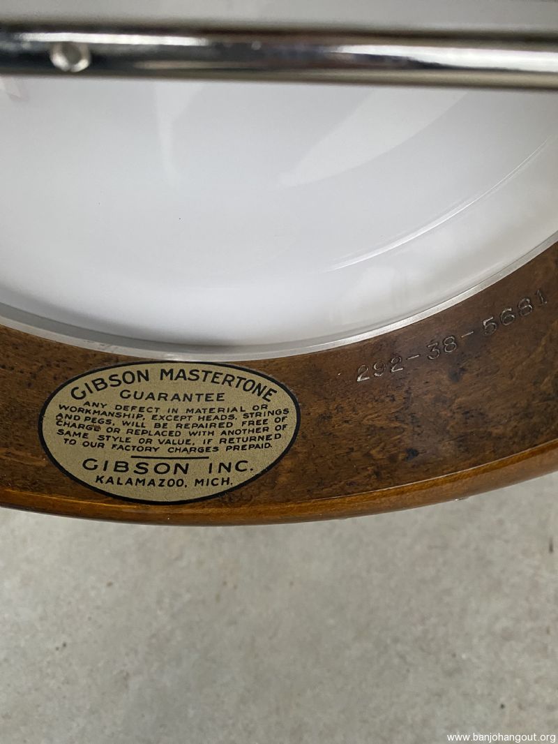 SOLD: Gibson Copy Parts Banjo with Buck Tone Ring - Banjo Hangout