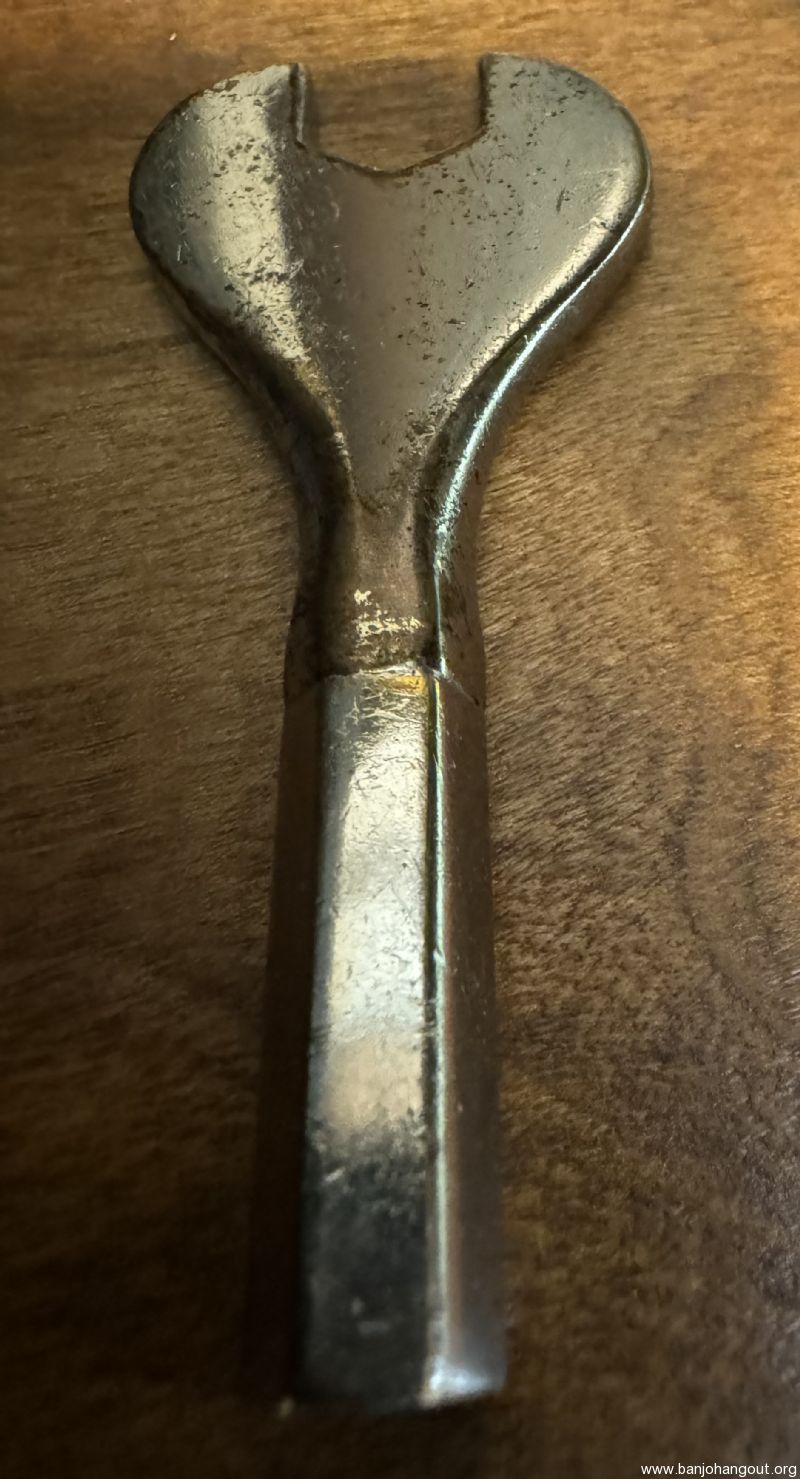 SOLD: 1920’s Gibson Chromed Brass Banjo Wrench - Banjo Hangout