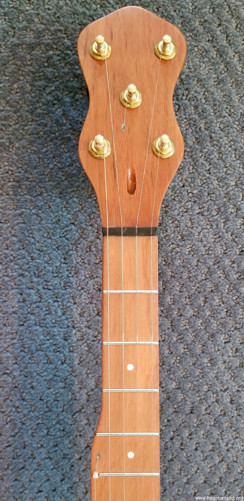 Stone Banjo Co. #22089XX - A-Scale, Walnut Neck, 12-inch Walnut Rim, Dobson Tone Ring - Used ...