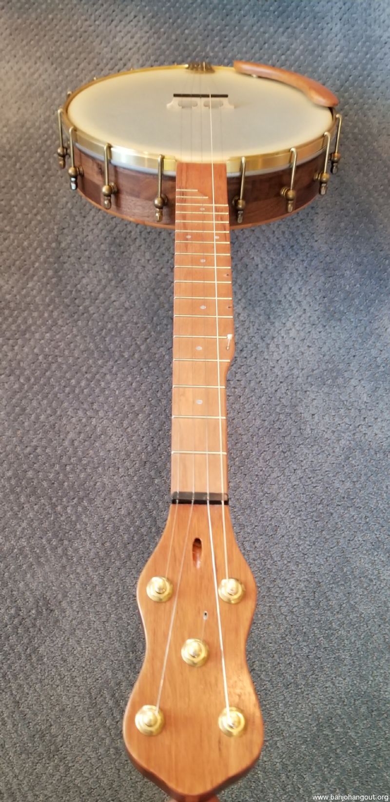 Stone Banjo Co. #22089XX - A-Scale, Walnut Neck, 12-inch Walnut Rim ...