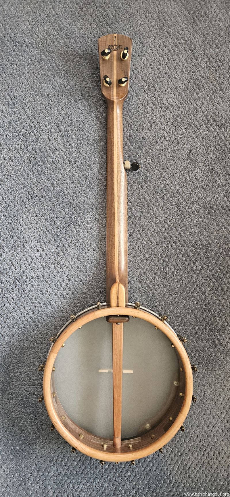 Stone Banjo Co. #24167X - NEW: A-Scale, Walnut Neck and 12-inch Rim ...