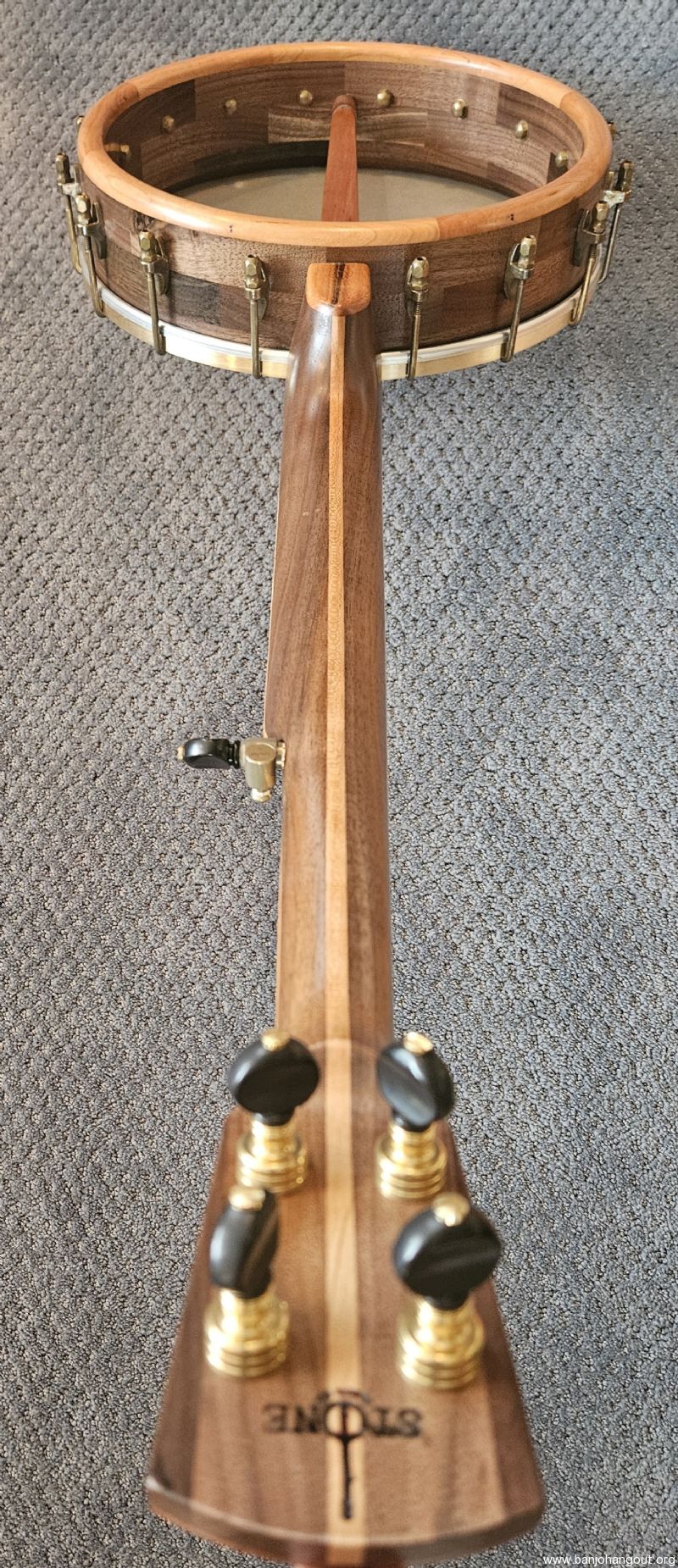 Stone Banjo Co. #24167X - NEW: A-Scale, Walnut Neck and 12-inch Rim ...
