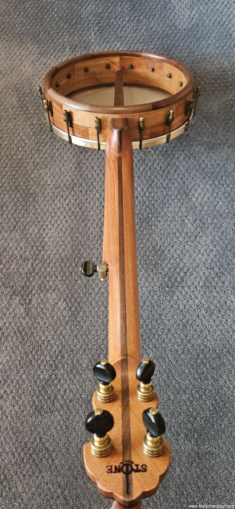 For Sale - Stone Banjo Co. #24179X - NEW: 12-inch Cherry Rim, African ...