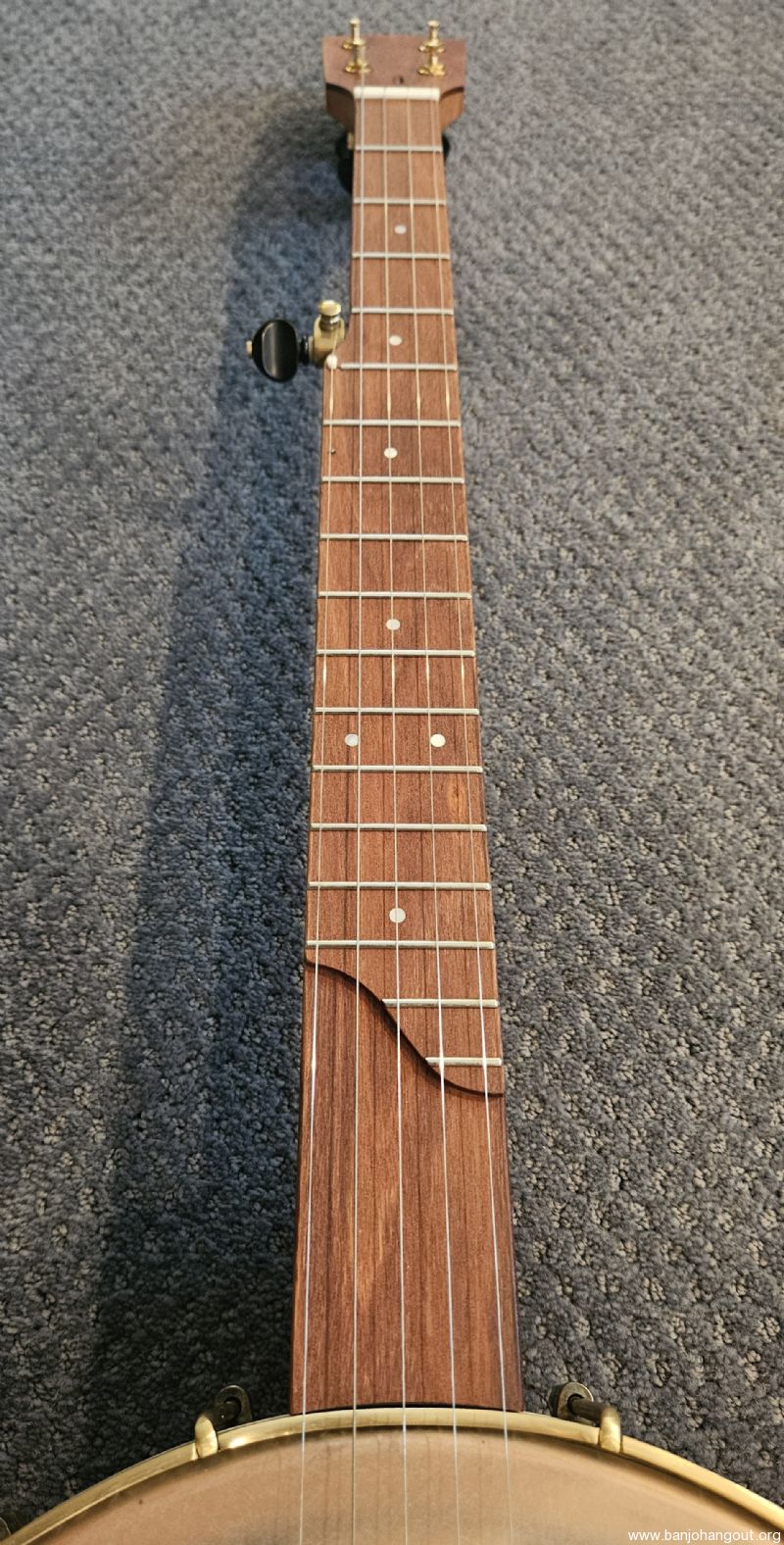 Stone Banjo Co 24197X - Rosewood fretboard, 12-inch Cherry rim, Cherry ...