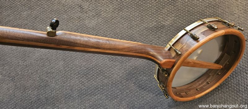 Stone Banjo Co 24198X - Tigerwood fretboard, 12-inch Walnut rim, Walnut ...