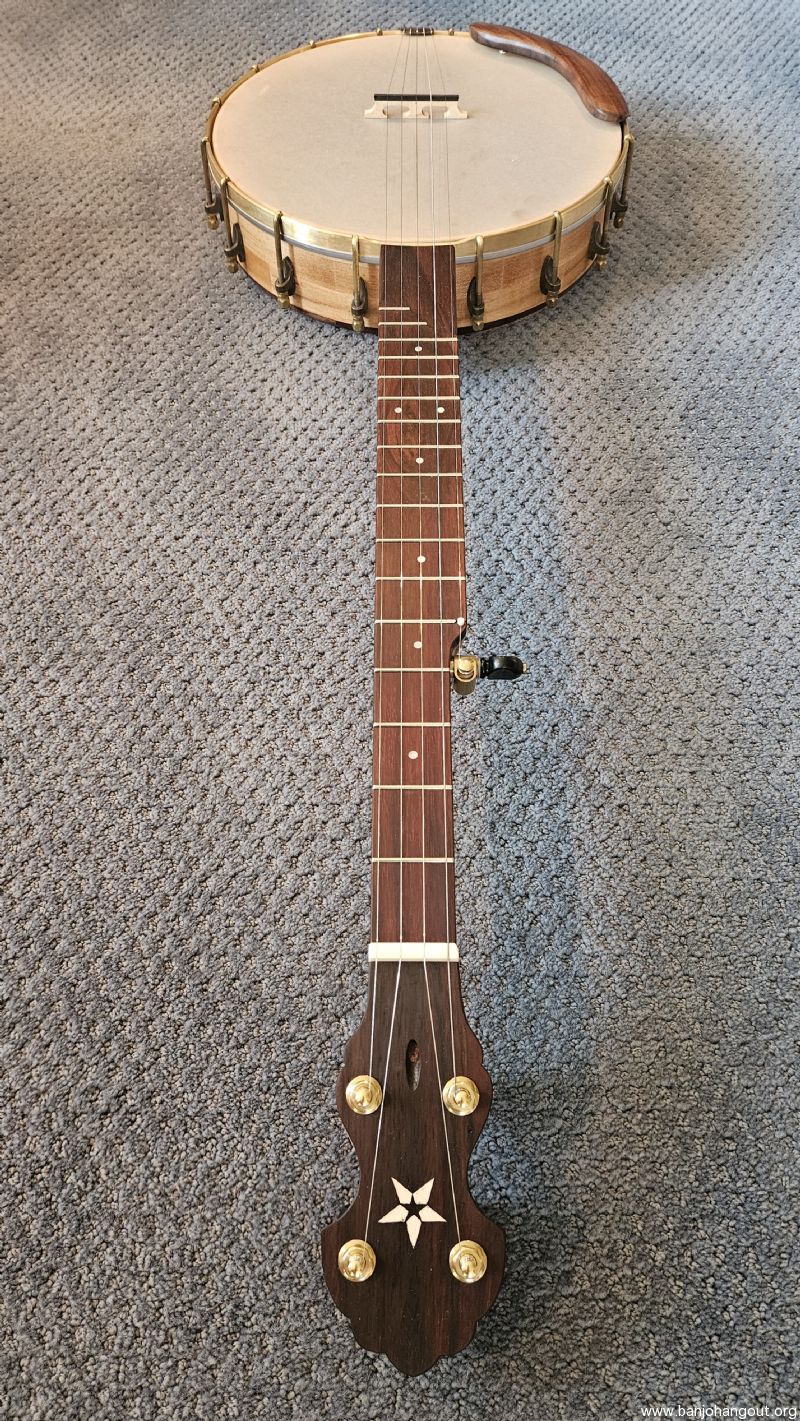 Stone Banjo Co 25224X - Curly Maple Neck, 12-inch Maple rim, Indian ...