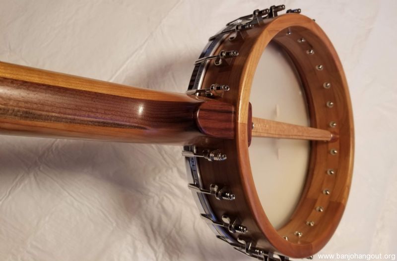 Stone Banjo Co. - #20002 - NEW: Cherry/Walnut Neck, Block Cherry Rim ...