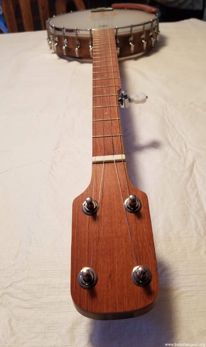 Stone Banjo Co. - #20003 - NEW: Cherry/Walnut Neck, Block Maple Rim ...
