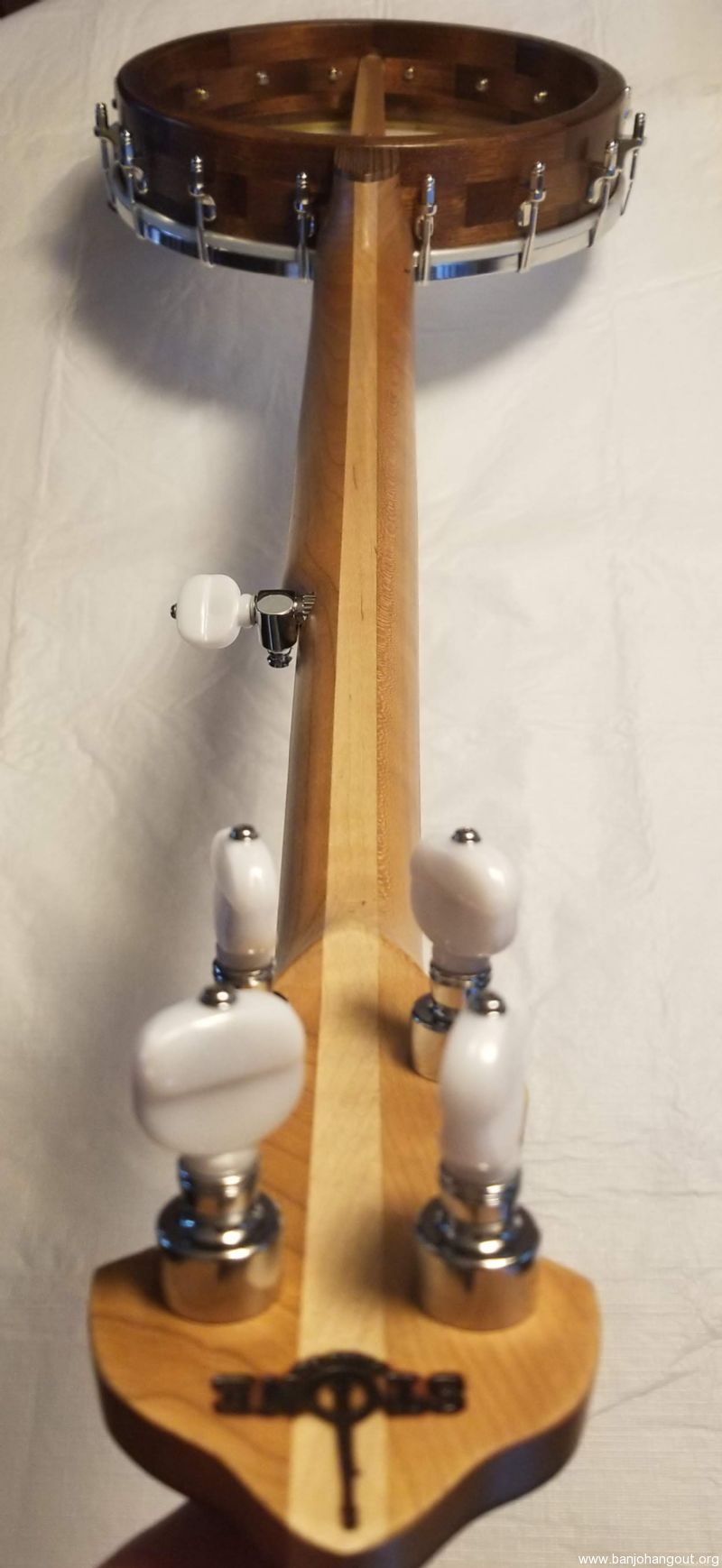 Stone Banjo Co. - #20013 - NEW: Cherry/Maple Neck, Bacote Fretboard ...