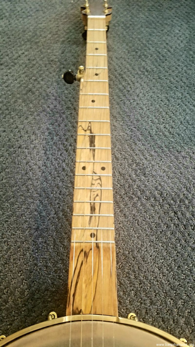 Stone Banjo Co. - #20015-X - NEW: Maple Neck, 12" Walnut Rim, Raw Brass ...