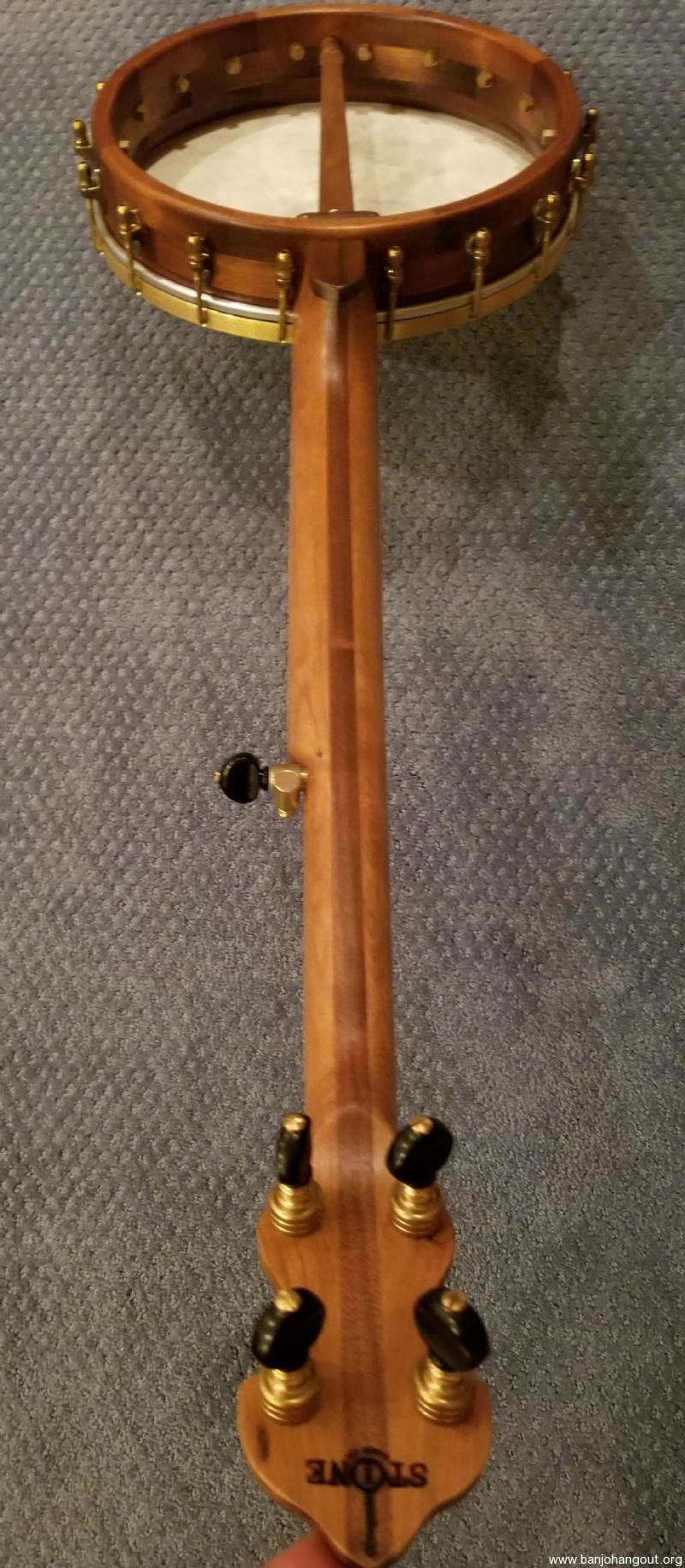 Stone Banjo Co. - #20021-X - NEW: Cherry Neck, 12" Cherry Rim - Used ...