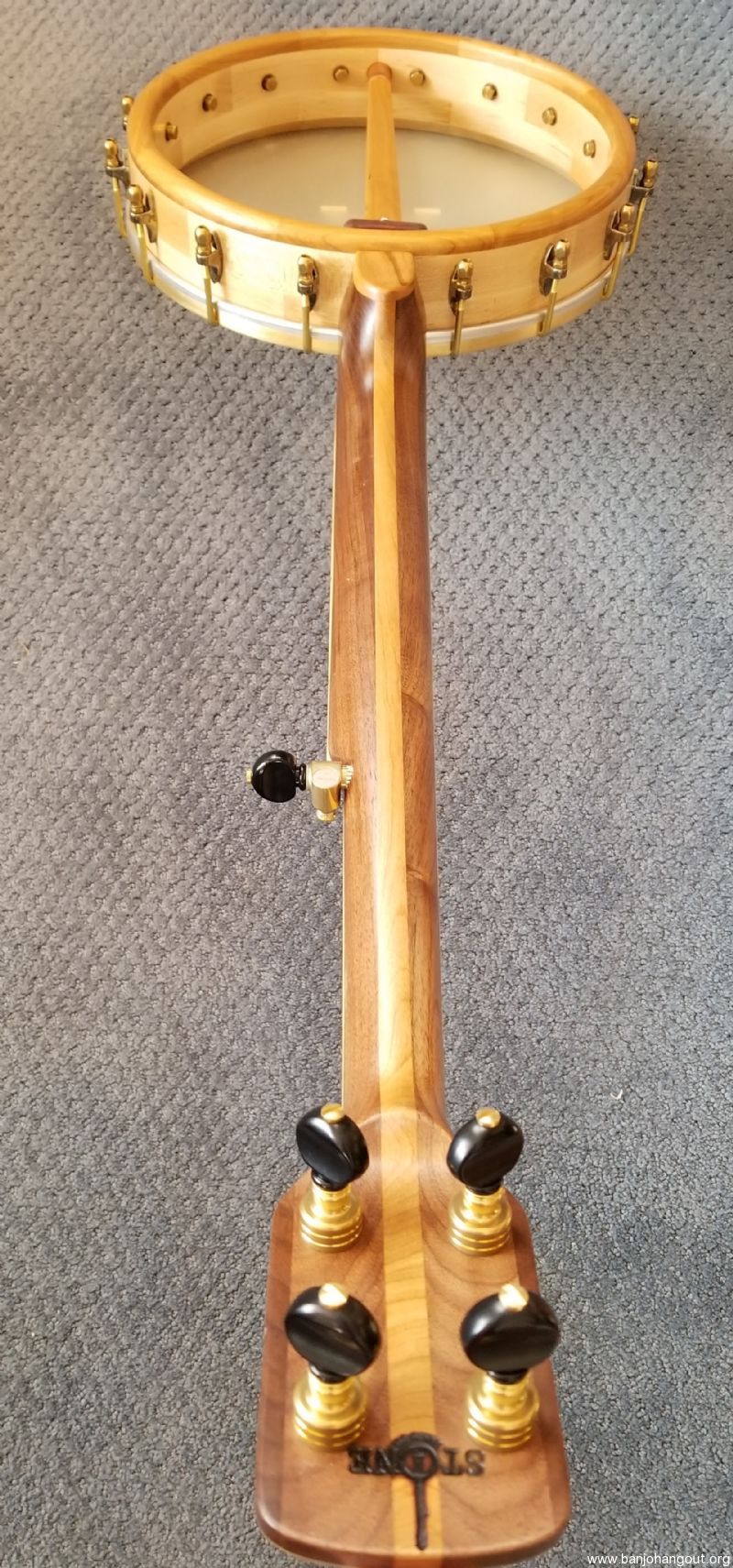 Stone Banjo Co. - #21046-X - NEW: Walnut Neck, 12" Maple Rim - Used ...