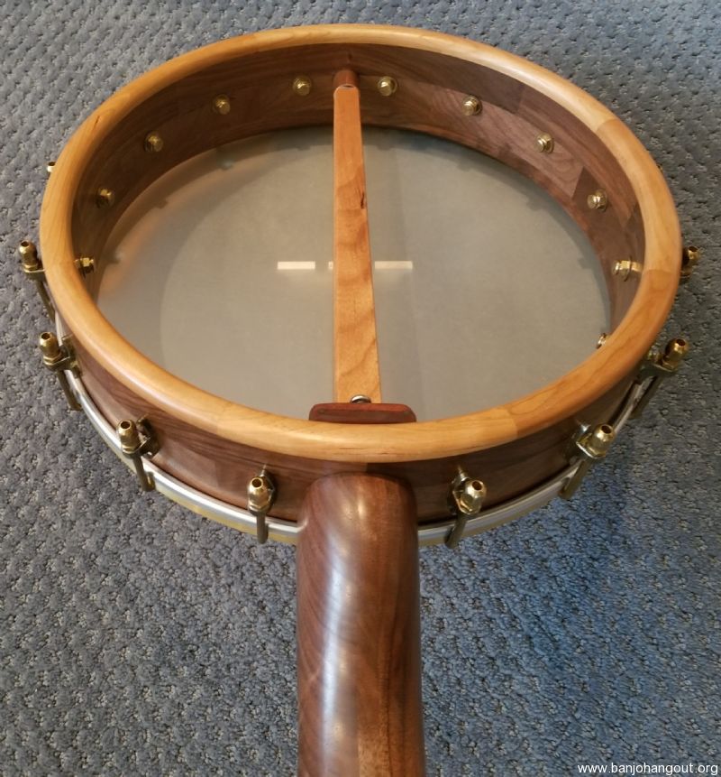 SOLD: Stone Banjo Co. - NEW: Walnut Neck, 12" Walnut Rim - Banjo Hangout