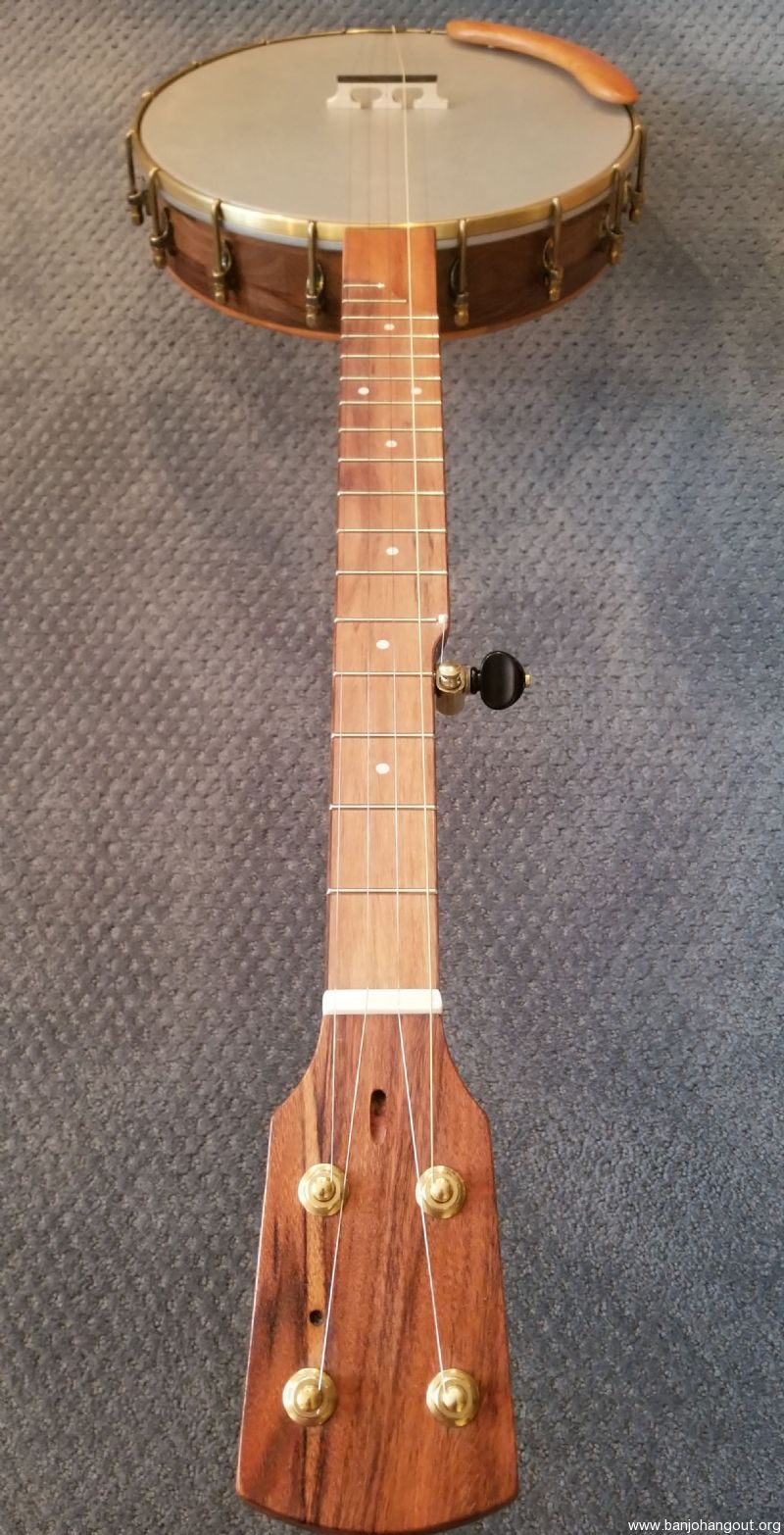 SOLD: Stone Banjo Co. - NEW: Walnut Neck, 12" Walnut Rim - Banjo Hangout