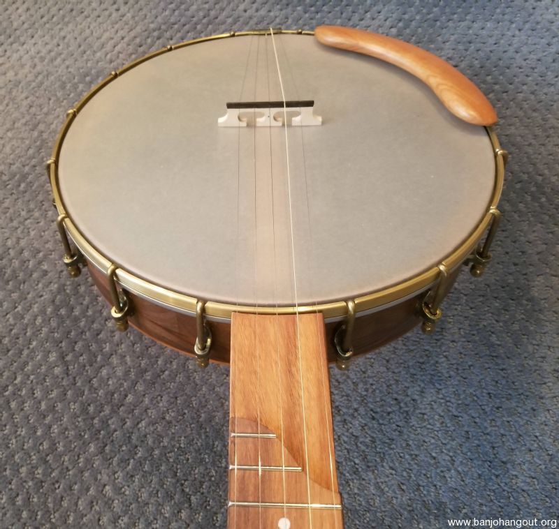 SOLD: Stone Banjo Co. - NEW: Walnut Neck, 12" Walnut Rim - Banjo Hangout
