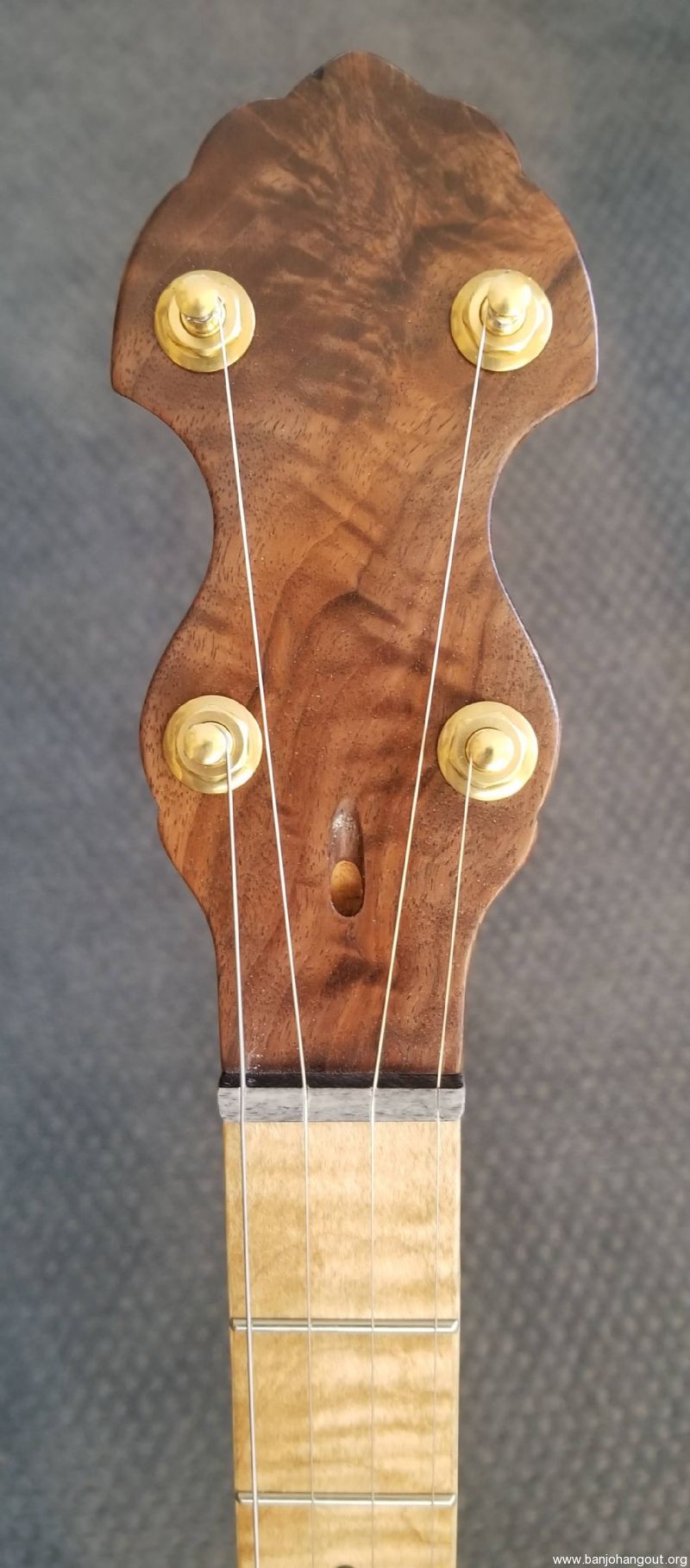 Stone Banjo Co. #22082X - NEW: Curly Maple Fretboard, Walnut Neck, 12 ...