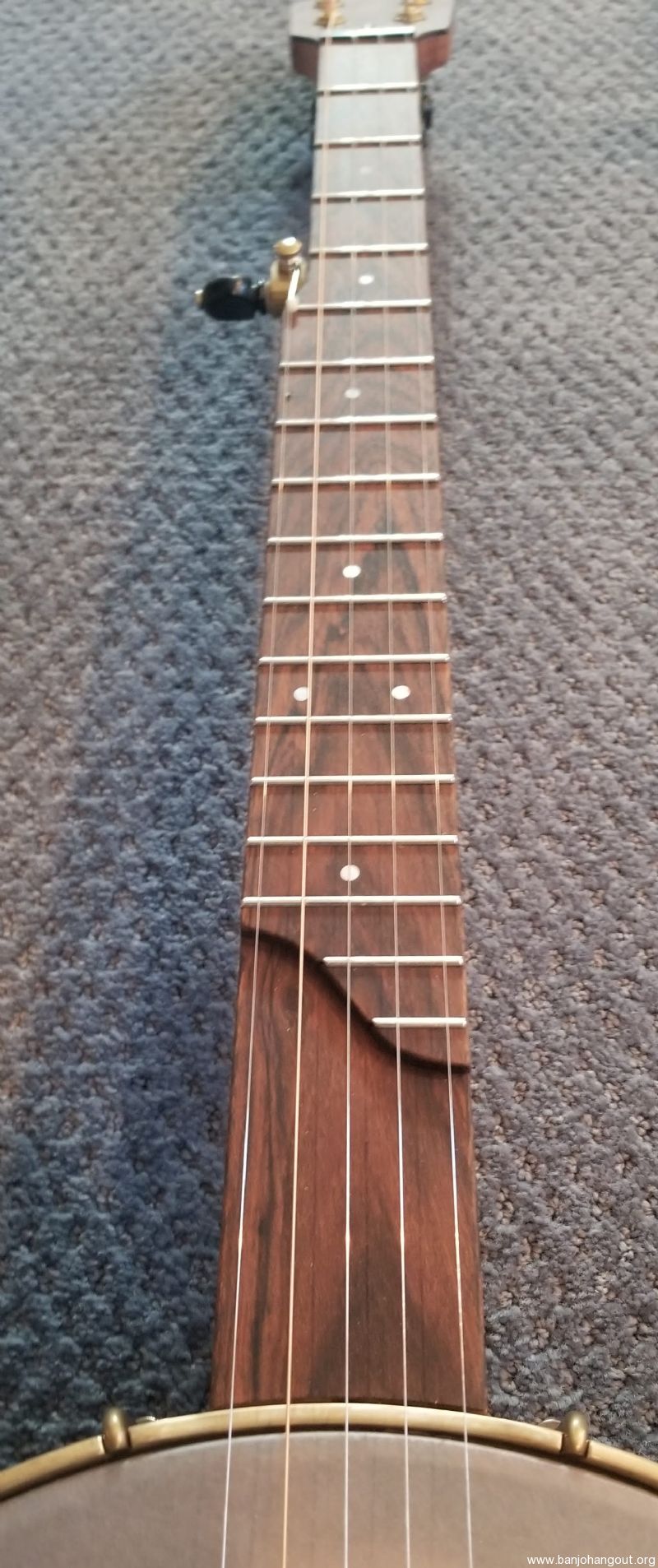 Stone Banjo Co. #22112X - 12-inch walnut, Partial Resonator, Cherry ...