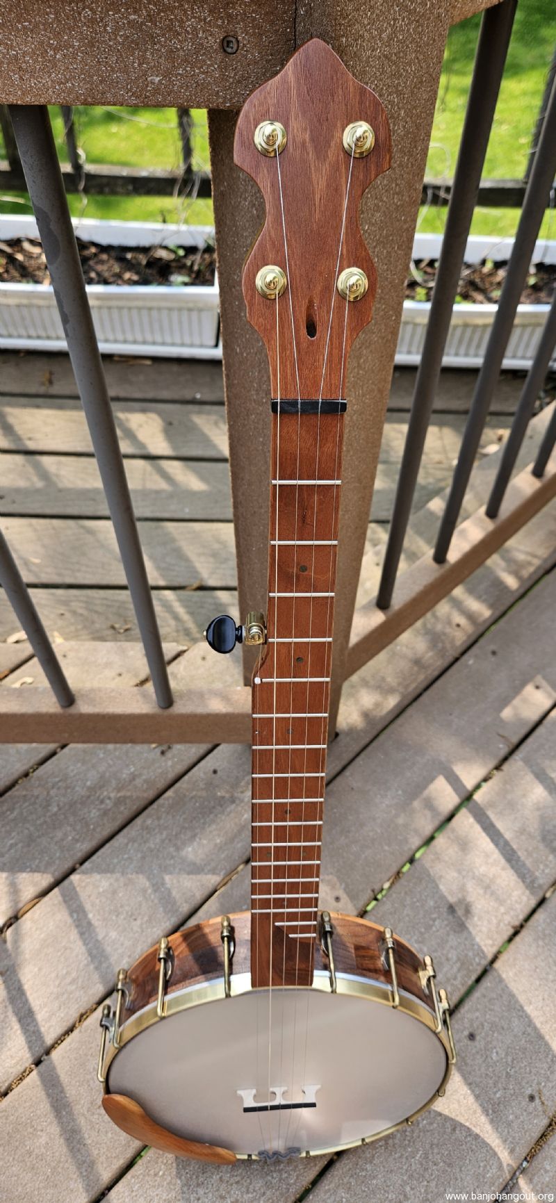 Stone Banjo Co. #23129X - NEW: Cherry Neck, 12-inch Walnut Rim ...