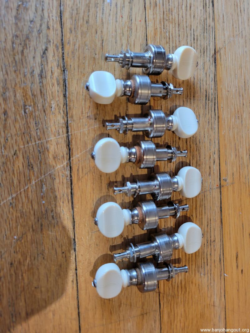 SOLD: Eight Waverly Banjo Tuners 2 Sets GREAT - Banjo Hangout